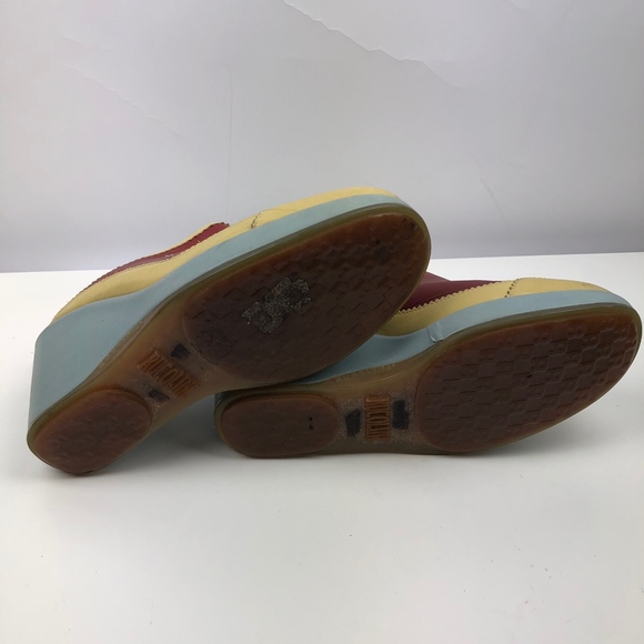 Ruco Line | Shoes | Vintage Ruco Line Wedge Clogs Leather Sz 85 | Poshmark